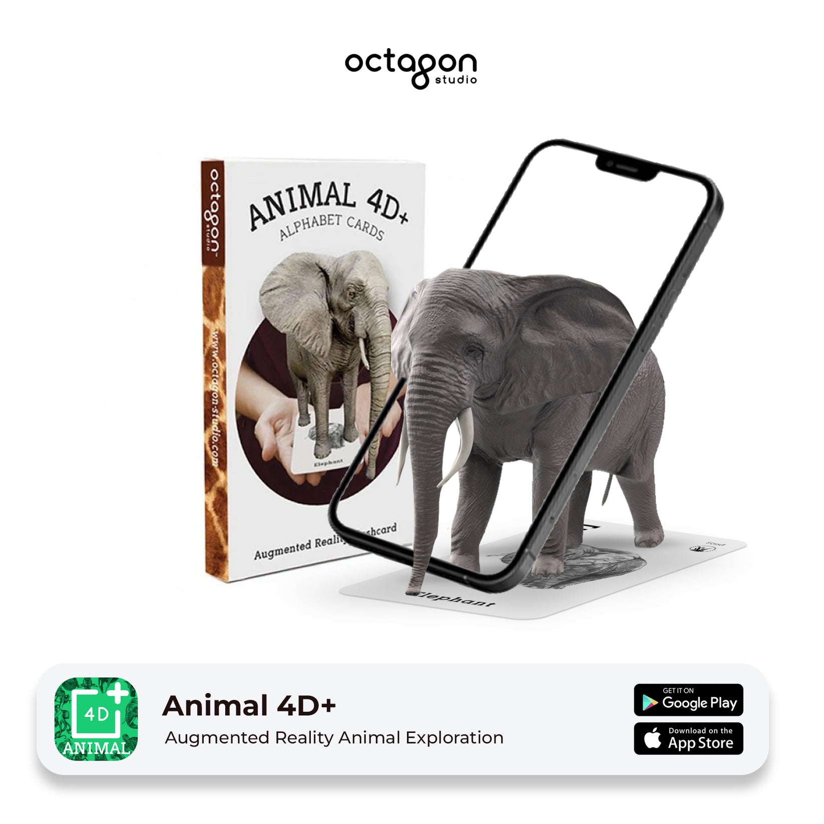 Animal 4D+ Augmented Reality Cards – Octagon Studio