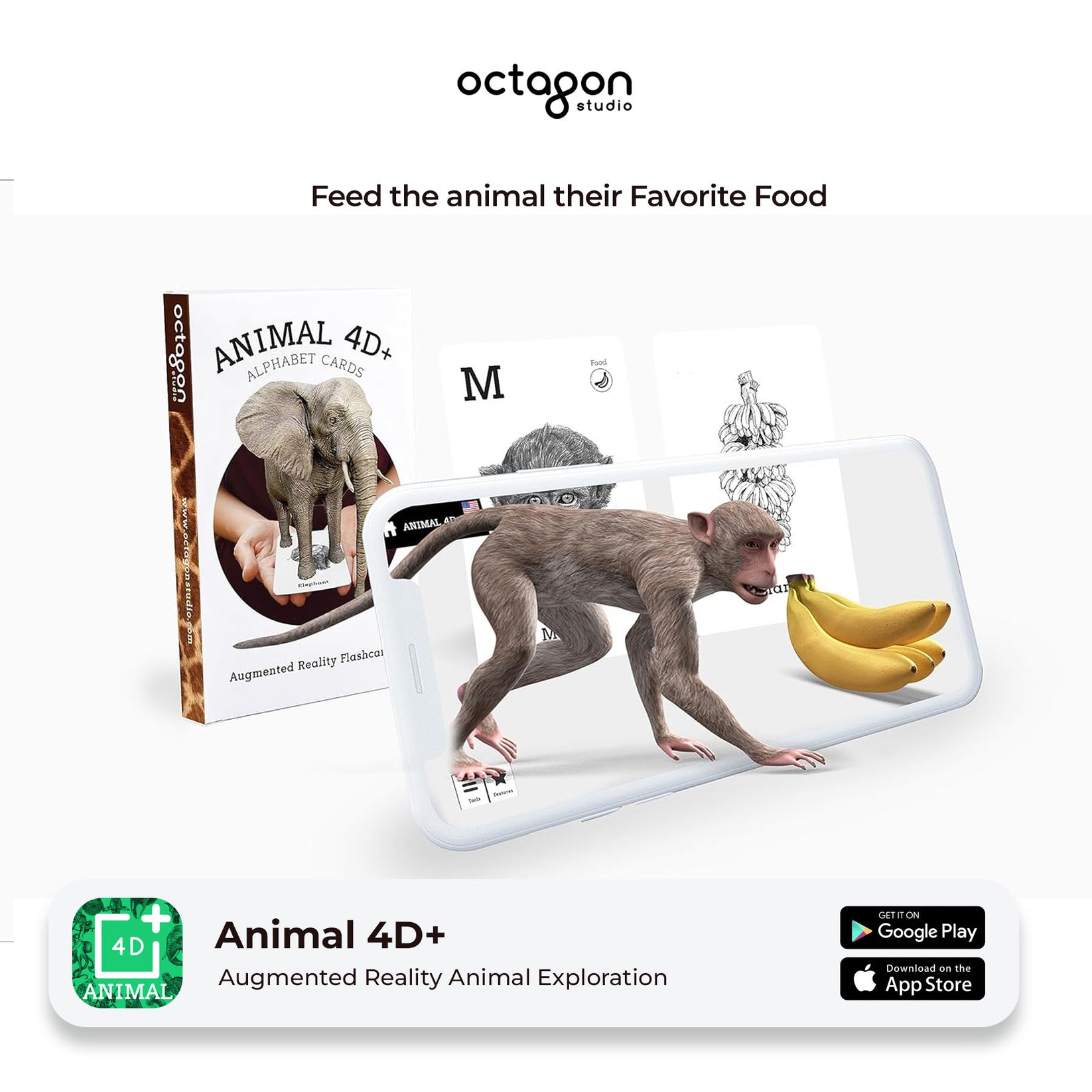 Animal 4D+ Augmented Reality Cards – Octagon Studio